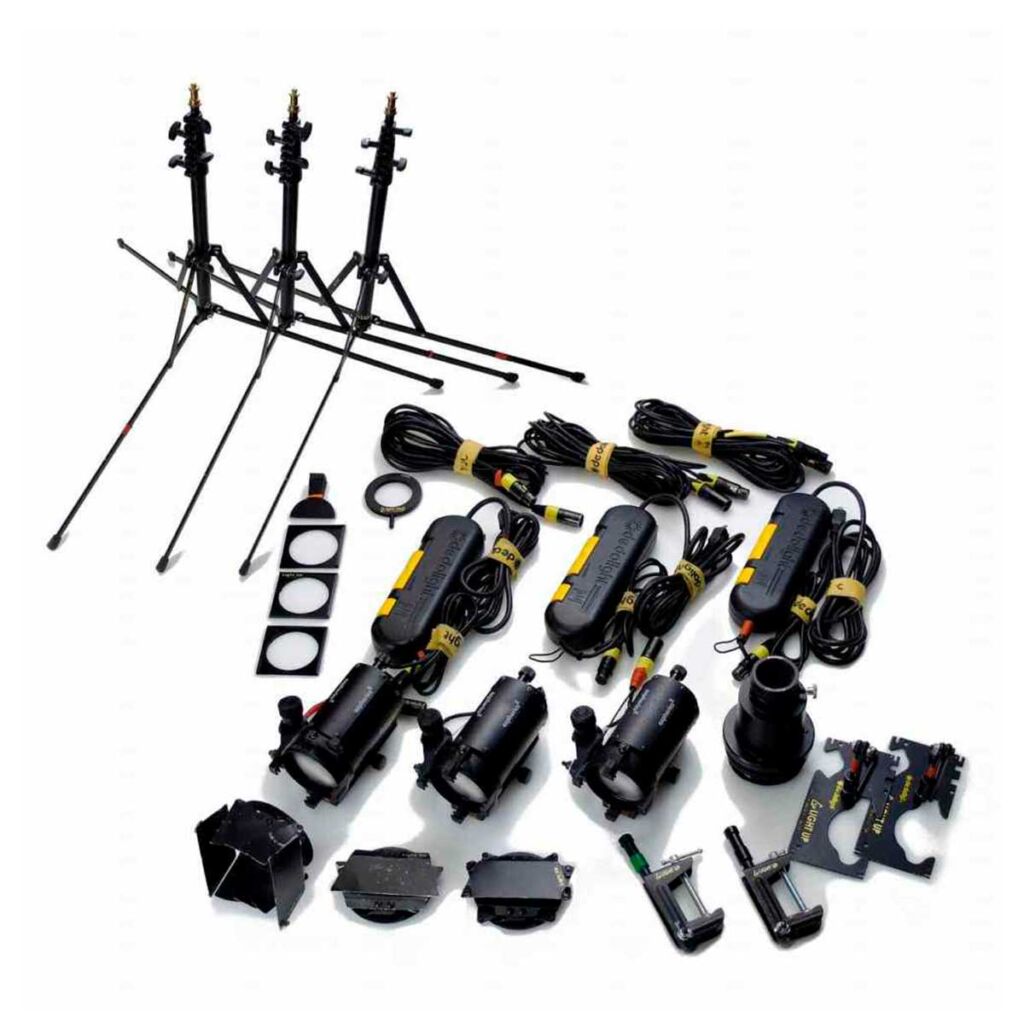 dedolight 3灯キット 150w×3灯 - LIGHT UP RENTAL