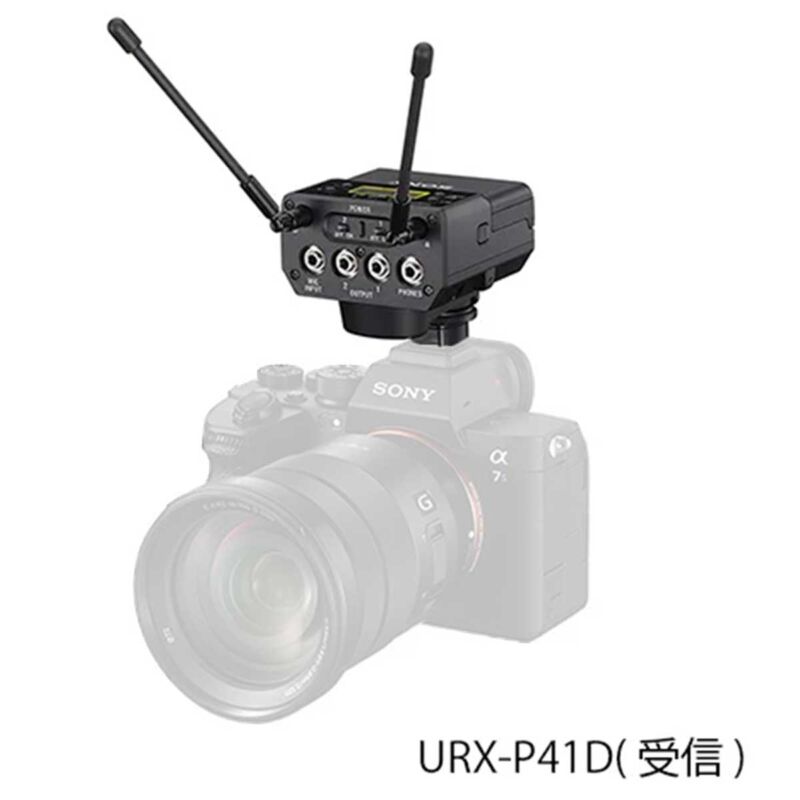SONY ワイヤレスピンマイク URX-P41D + UTX-B40×2（SMAD-P5付属） - LIGHT UP RENTAL