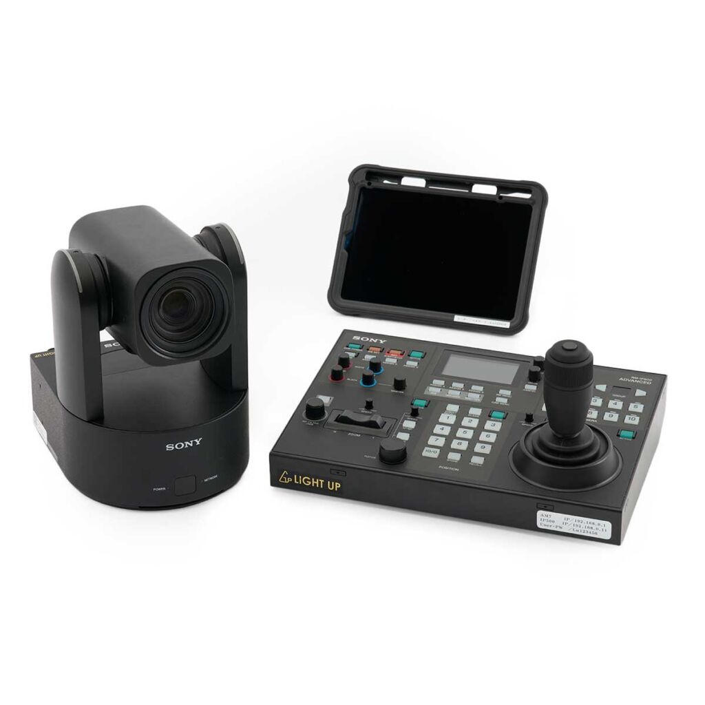 SONY BRC-AM7 + RM-IP500 + iPad mini - LIGHT UP RENTAL